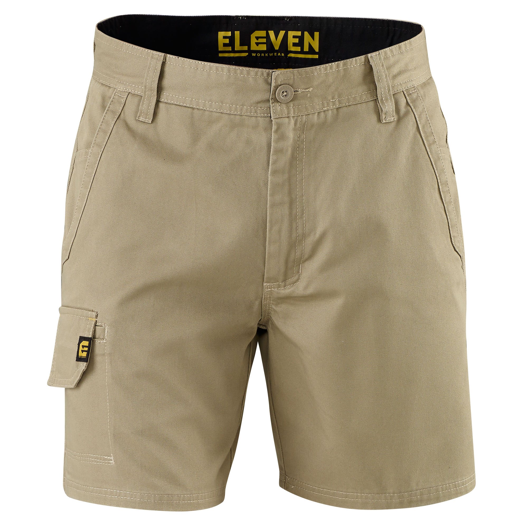 Shorts Drill Khaki 82 Regular Leg - ELEVEN Workwear