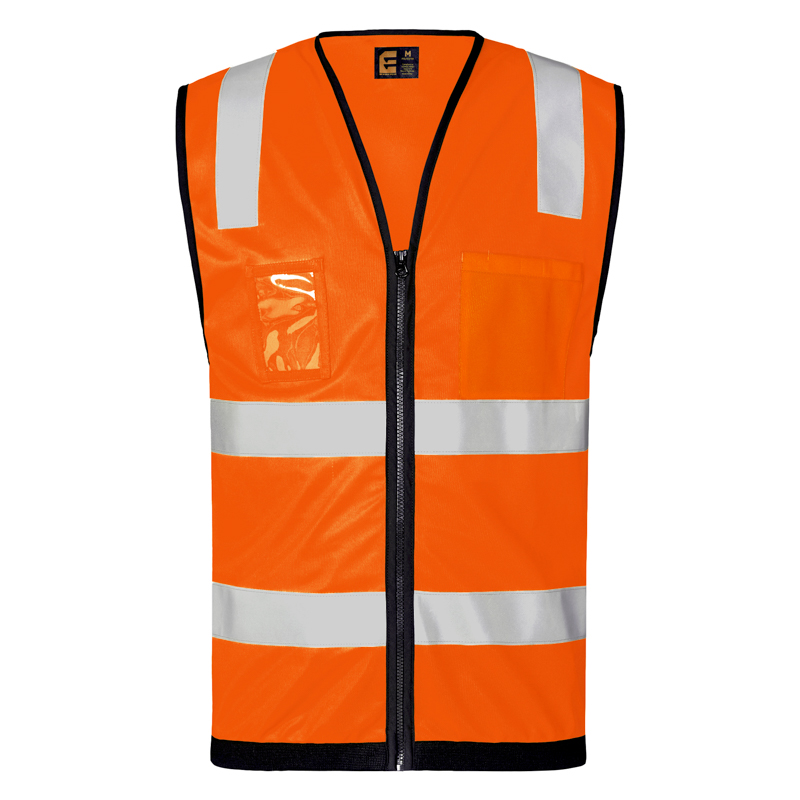 Hi-Vis Day/Night Vest with Zip | Vests - ELEVEN Workwear